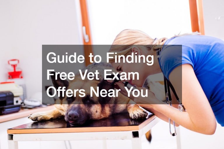Guide to Finding Free Vet Exam Offers Near You - Caring for Dogs and Cats